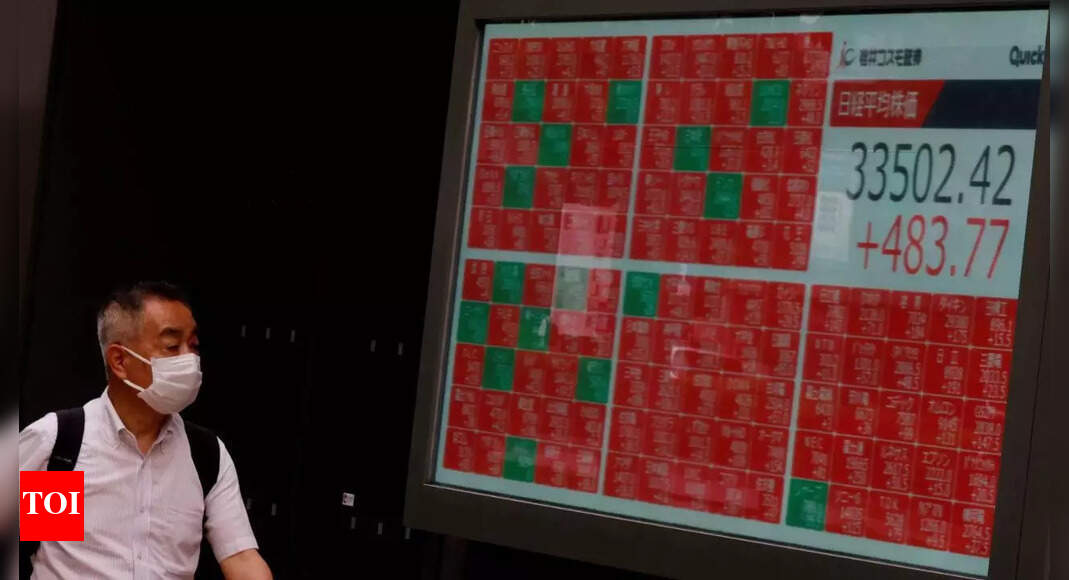 Japan's Nikkei drops through 40,000 as new fiscal year begins - Times ...