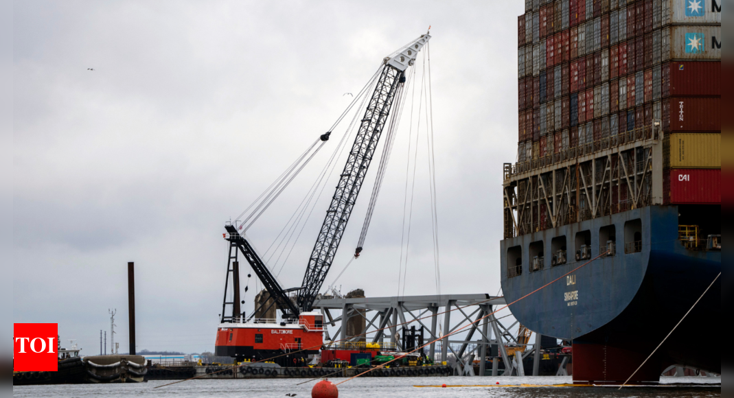 Baltimore bridge collapse: Indian crew 'rattled', to stay aboard the ...