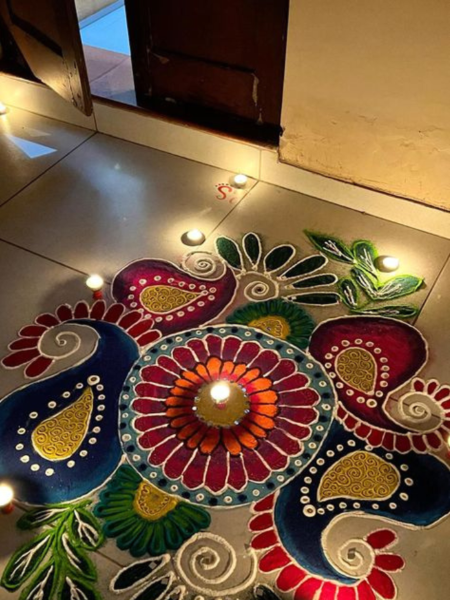 Colourful Mandala-Style Rangoli Designs | Times Now