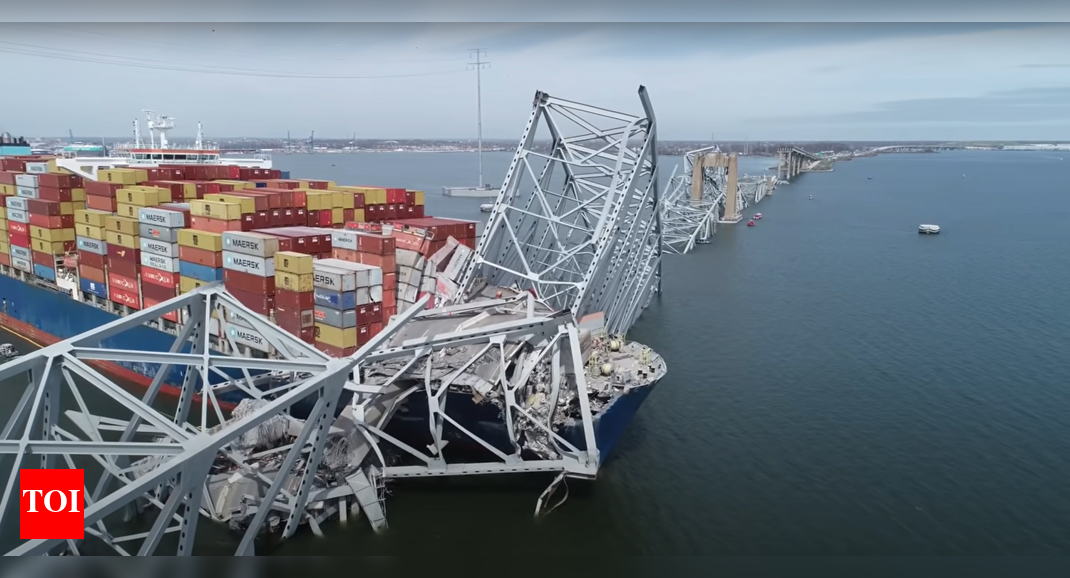 Alternate channel created in the aftermath of MV Dali mishap at Francis ...