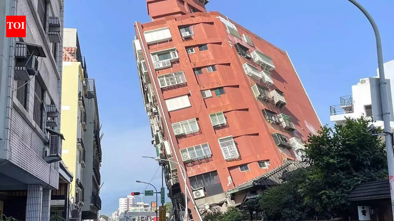 Strong earthquake jolts Taiwan; several building collapsed, train ...