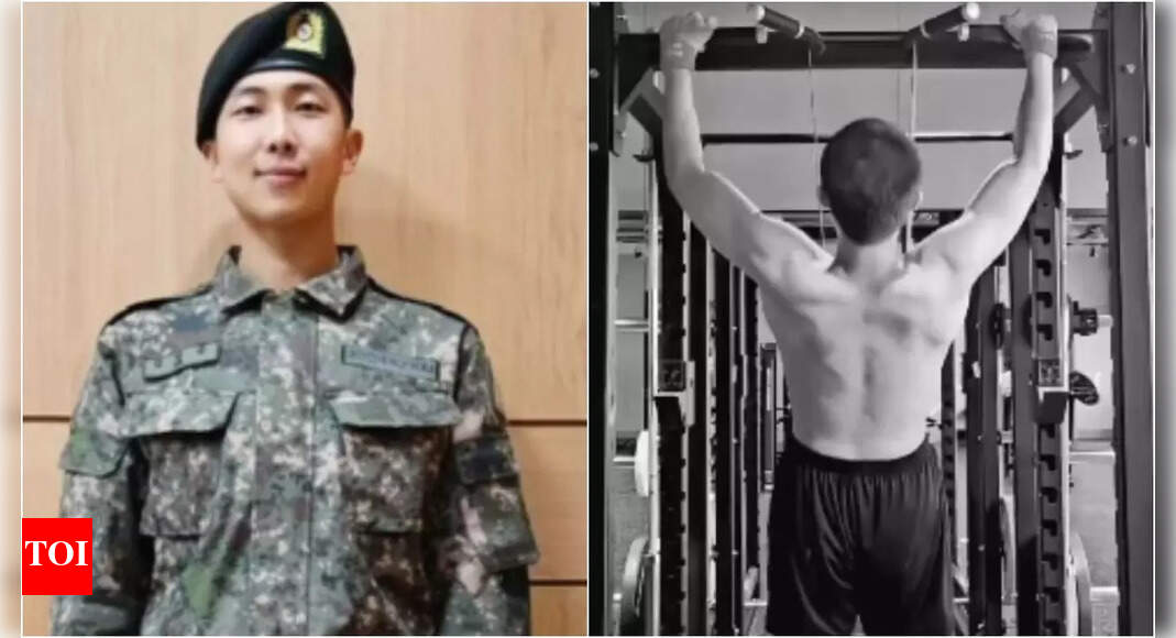 BTS' RM treats fans with a shirtless workout video set to the tunes of ...