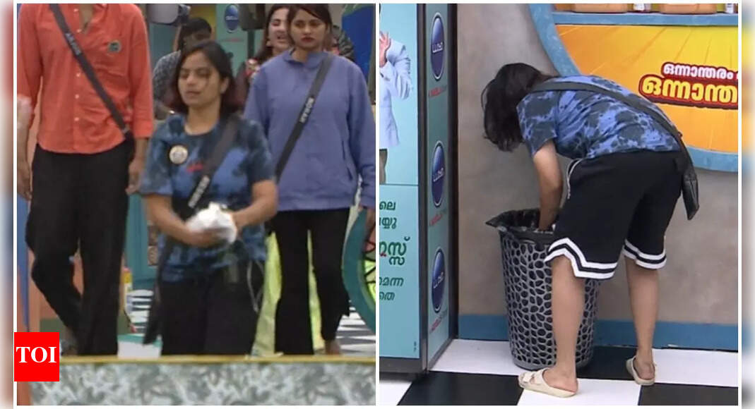 Bigg Boss Malayalam 6: Resmin throws kitchen wastes in the living area ...
