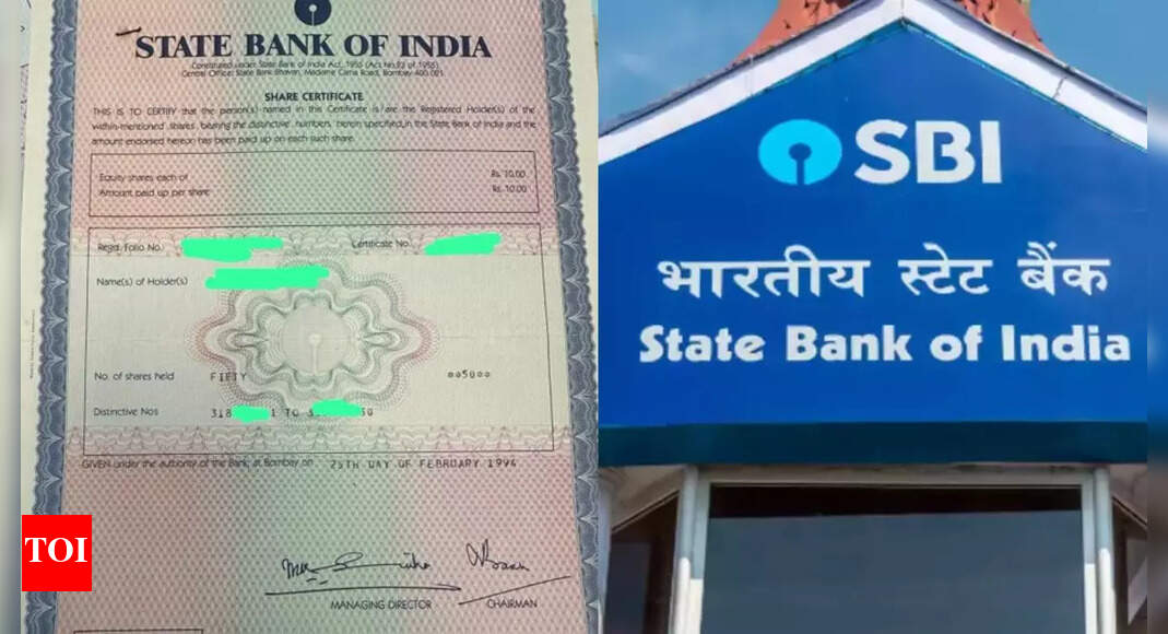 Current value of grandparents' 30-year-old SBI shares stuns doctor ...