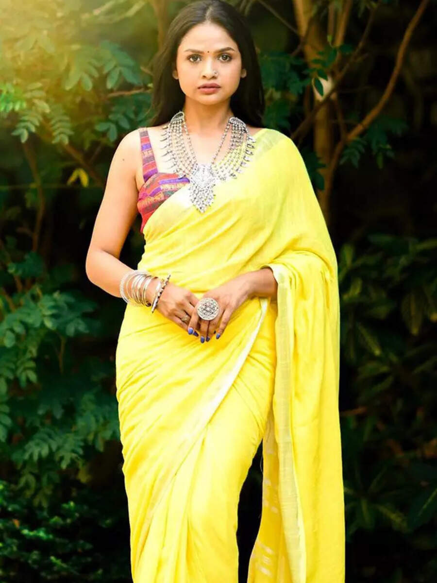 Apurva Gore's exquisite saree collection turns heads | Times of India