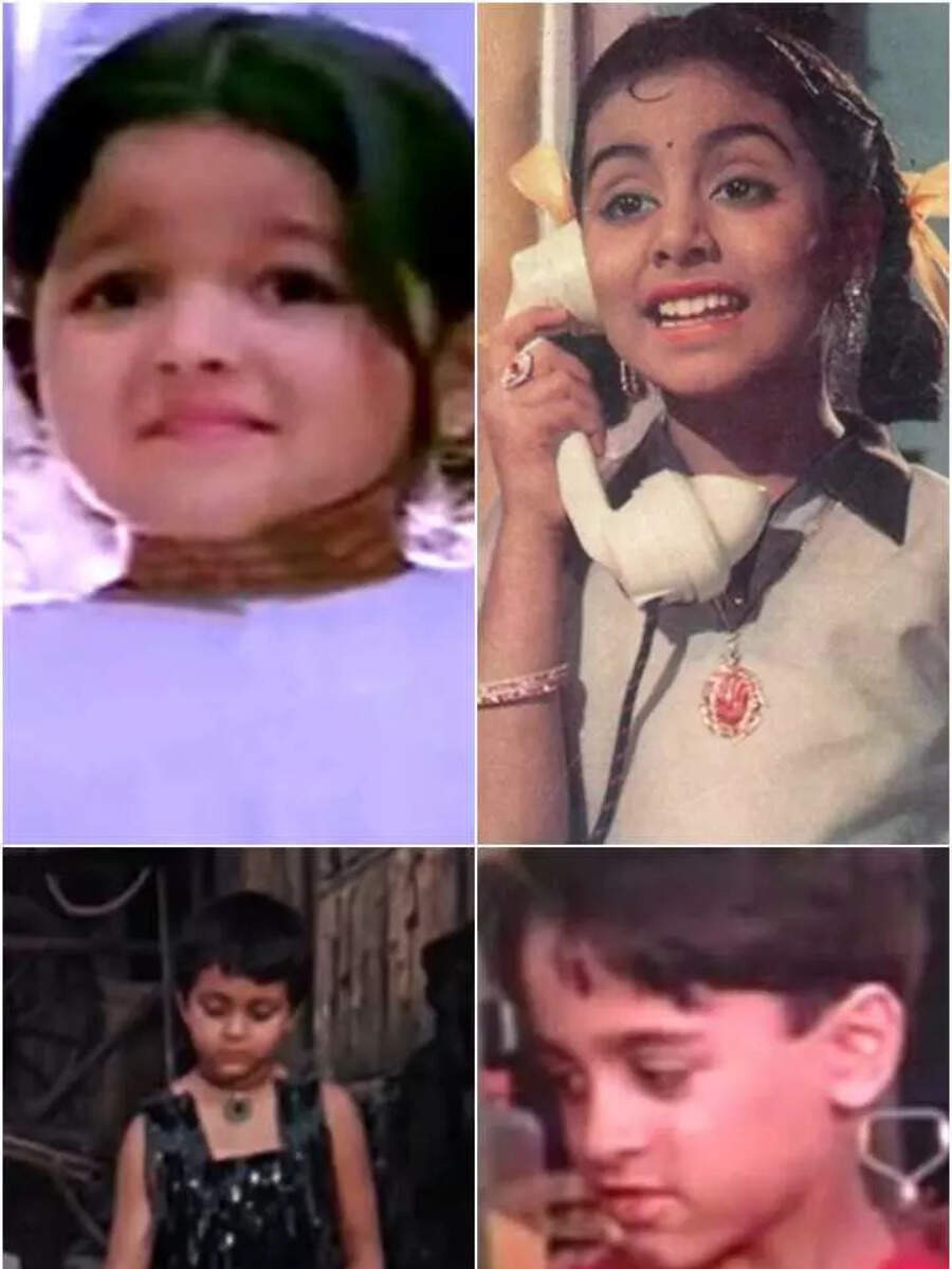 Bollywood Child Actors: From Sridevi to Alia Bhatt: Bollywood stars who ...