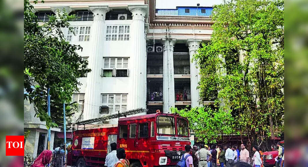 Fire: Fire Inside Empty Lift Shaft At Mch | Kolkata News - Times of India