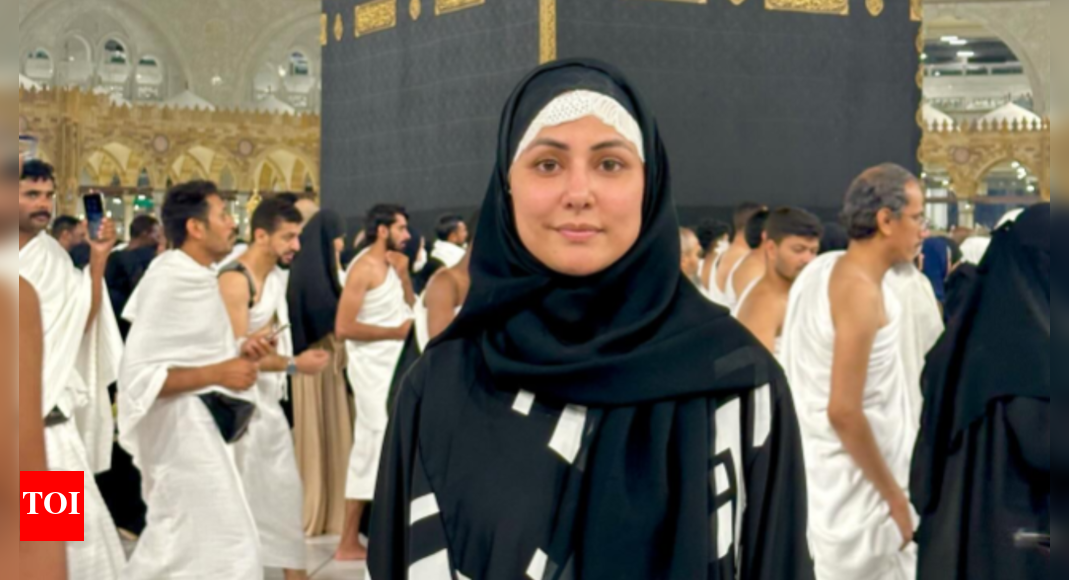 Hina Khan pens a gratitude note to the almighty as she performs Umrah ...