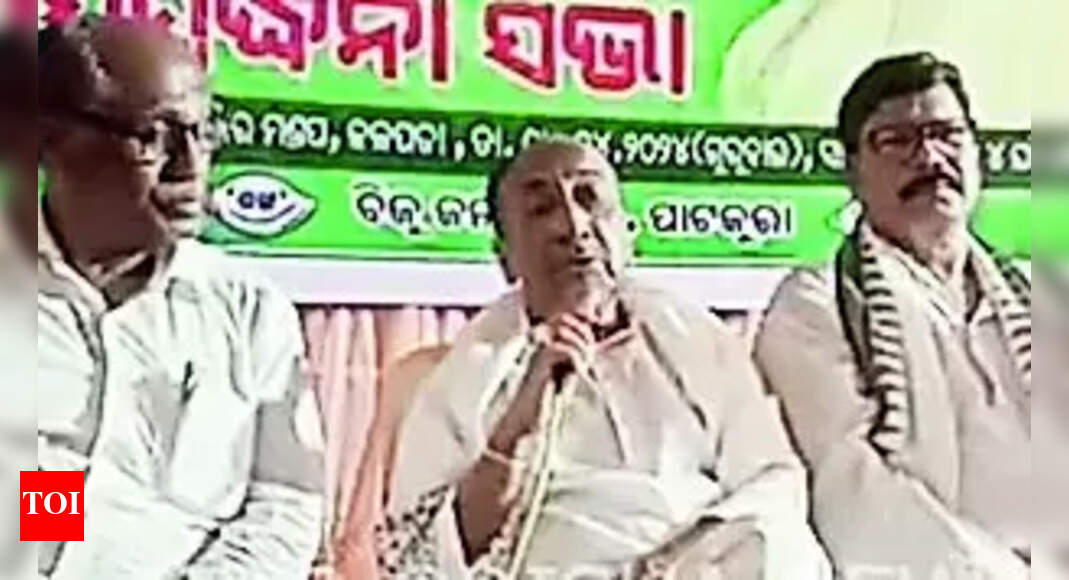 BJP Leader: Bjp Leader Bijoy Canvasses For Bjd Nominee Son, May Face ...