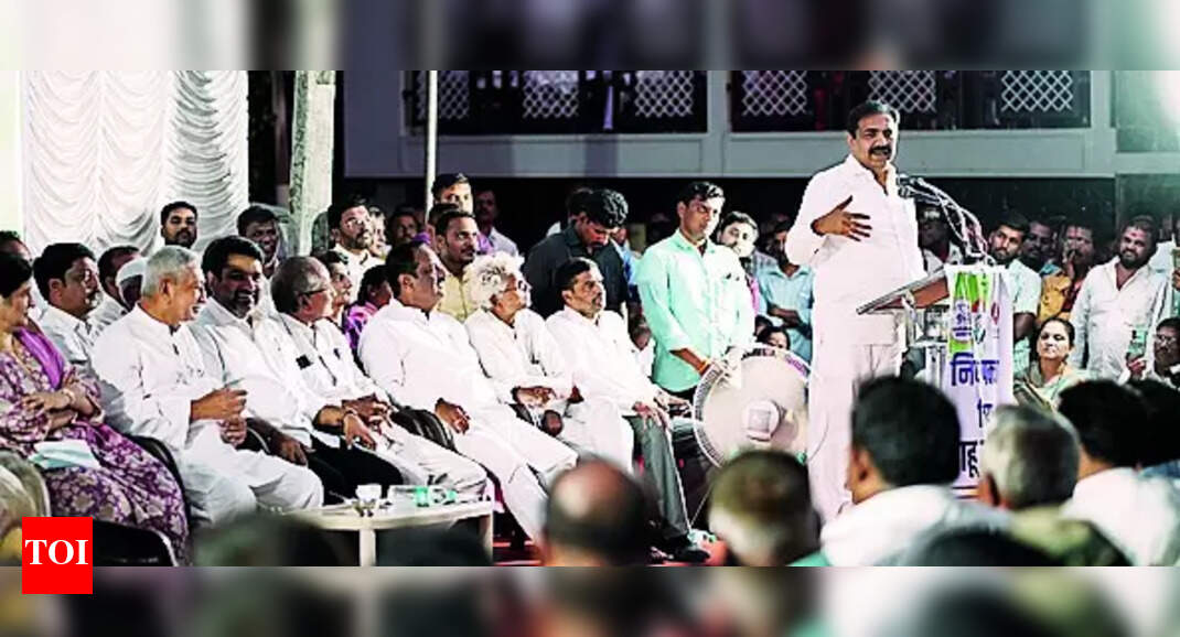 Jayant Patil: Jayant Patil Addresses Gadhinglaj Gathering For Shahu ...