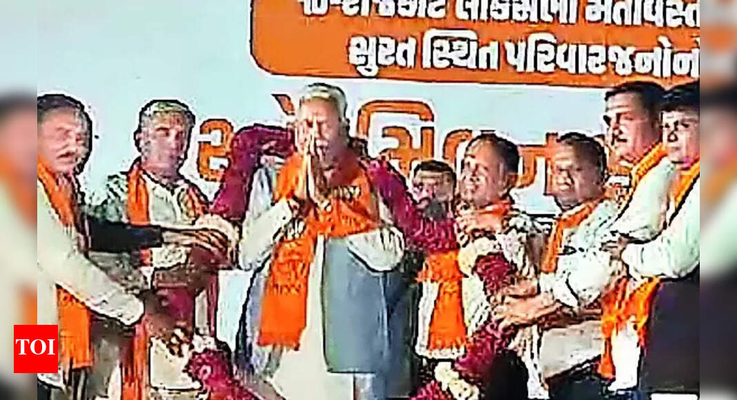 Rupala: In City, Rupala Woos Voters For His Ls Seat | Surat News ...