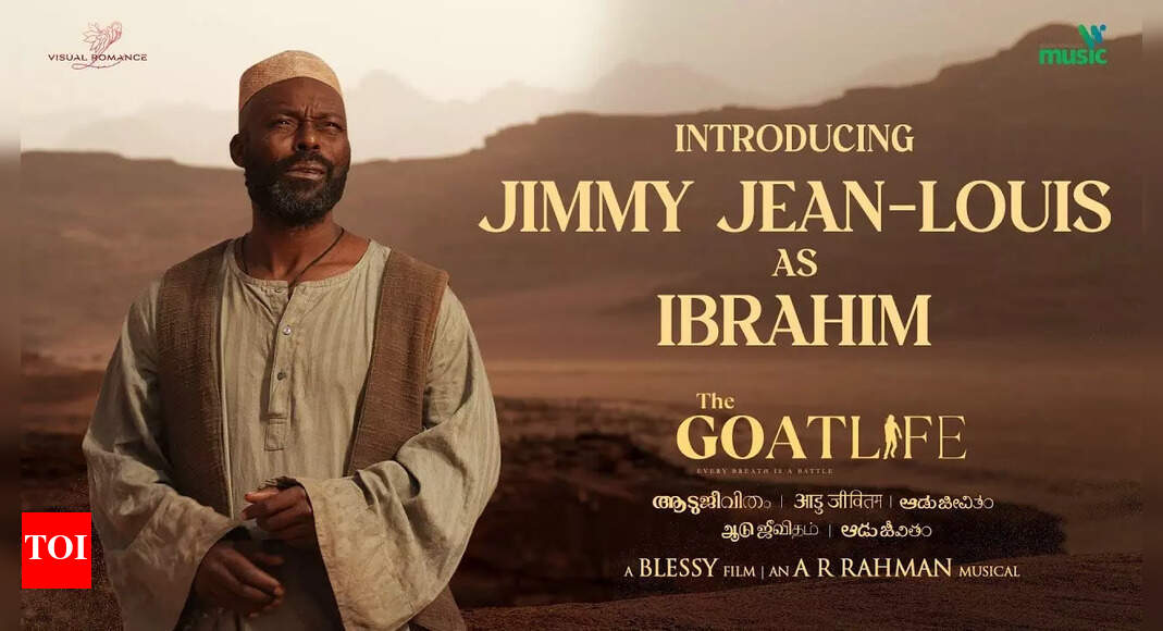 Makers of 'Aadujeevitham' introduces Ibrahim Khadiri played by Jimmy ...