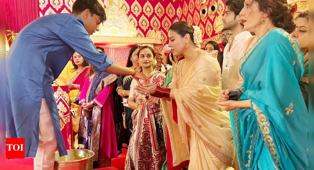 Throwback to the time when Kajol's son Yug served bhog on Ram Navami ...