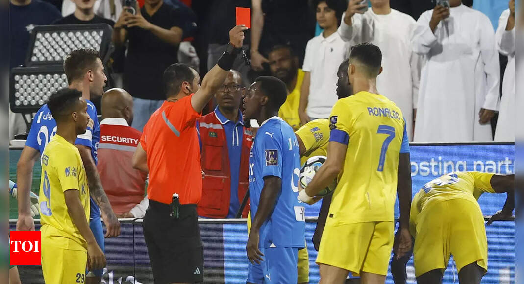 Cristiano Ronaldo sees red as Al-Hilal outshine Al-Nassr in Saudi Super ...