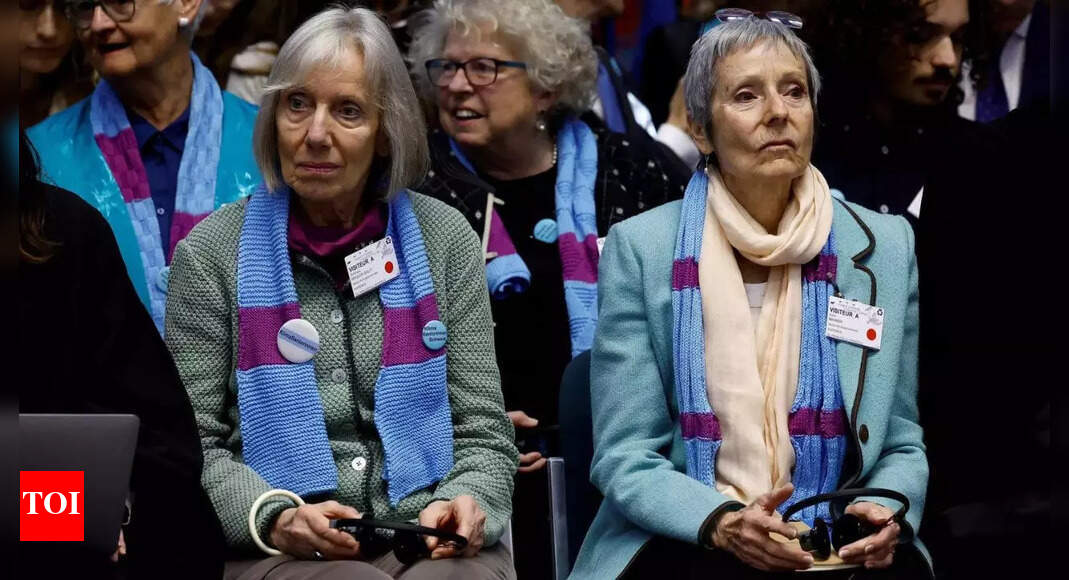 Top Europe rights court condemns Switzerland in landmark climate ruling - Times of India