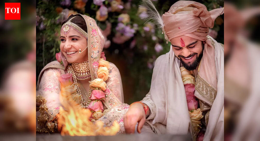 All about Anushka Sharma's trendsetting wedding lehenga