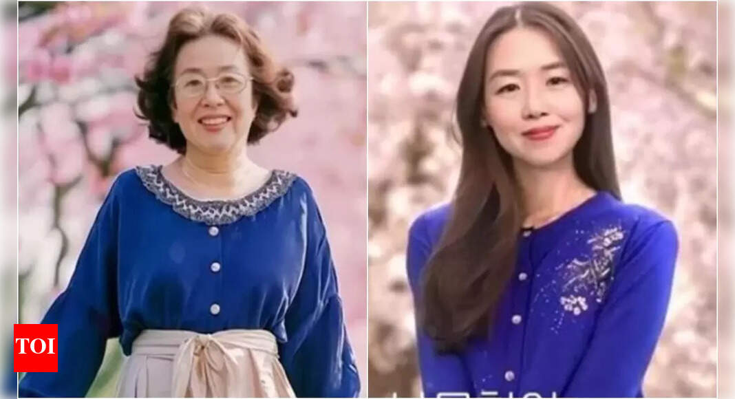 AI transforms actress Na Moon Hee's looks from 83 to 23 years old ...