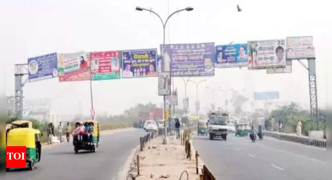 Crack down on anonymous political hoardings, posters, banners: Election ...