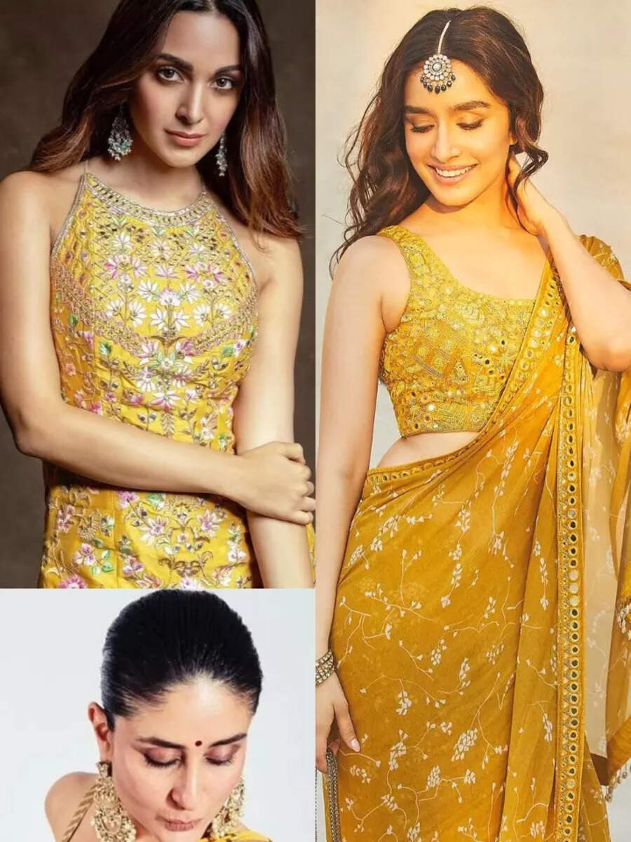 Navratri Day 3: Bollywood divas who shone in yellow ethnic wear | Times ...