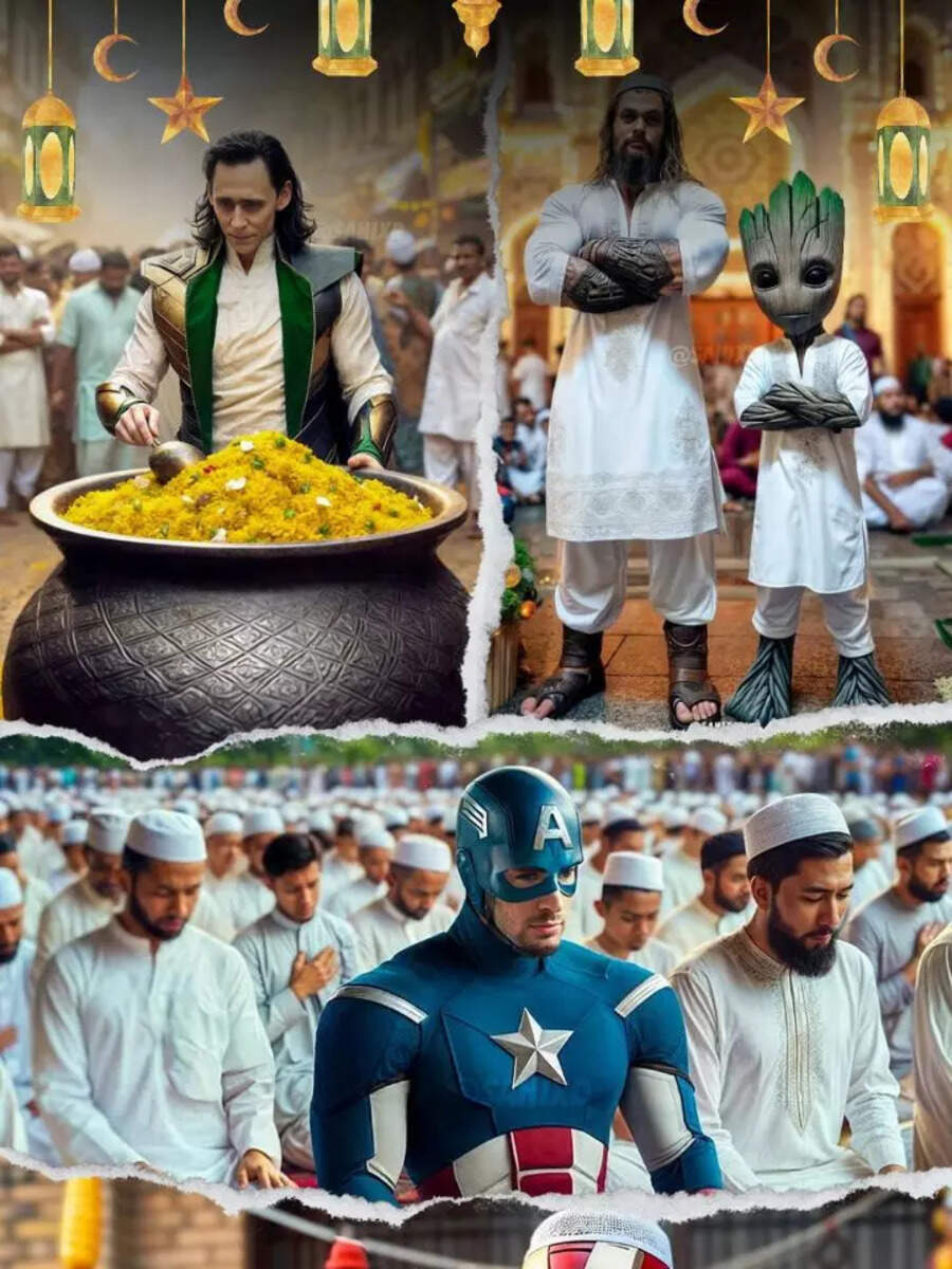 Eid Ul-Fitr 2024: AI Imagines Superheroes Celebrating Eid: Hulk, Iron ...