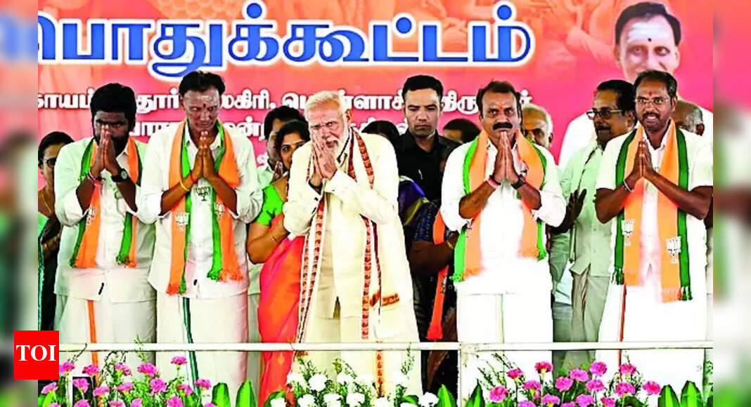 Election to end DMK ’s corruption, dynastic politics: PM Modi | Chennai ...