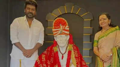 Raghava Lawrence visits Sai Baba temple built by his Nanban Vijay ...