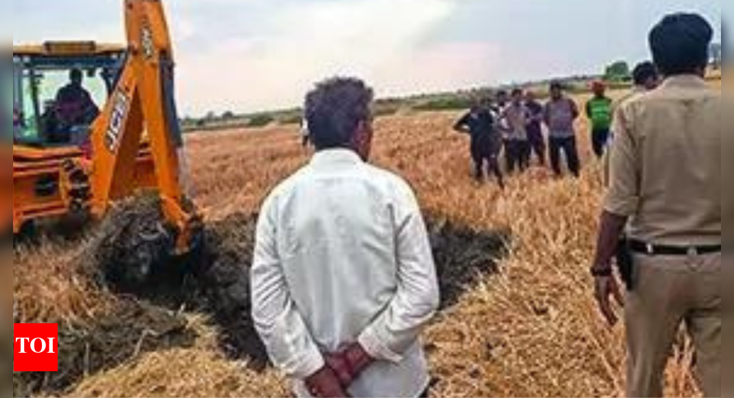 Boy, 6, falls into borewell, rescue bid under way | India News - Times ...