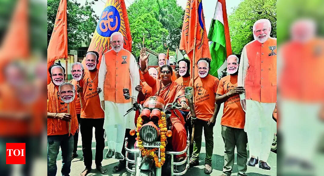 Narendra Modi: ‘bullet Rani’ Reaches Kanpur To Campaign In Support Of ...