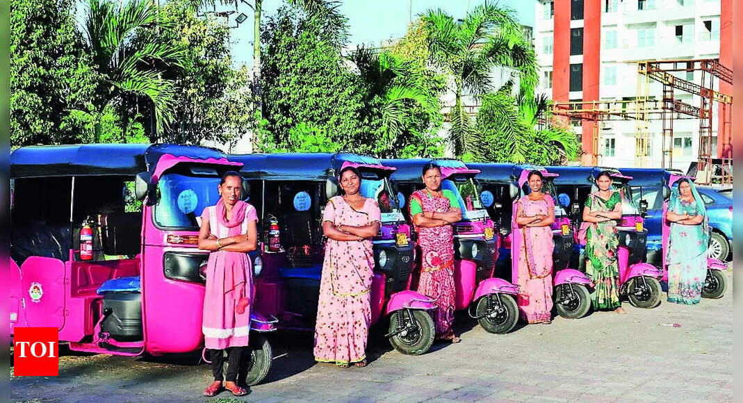 Breaking Stereotypes, Pink Autos Empower Widows | Vadodara News - The ...