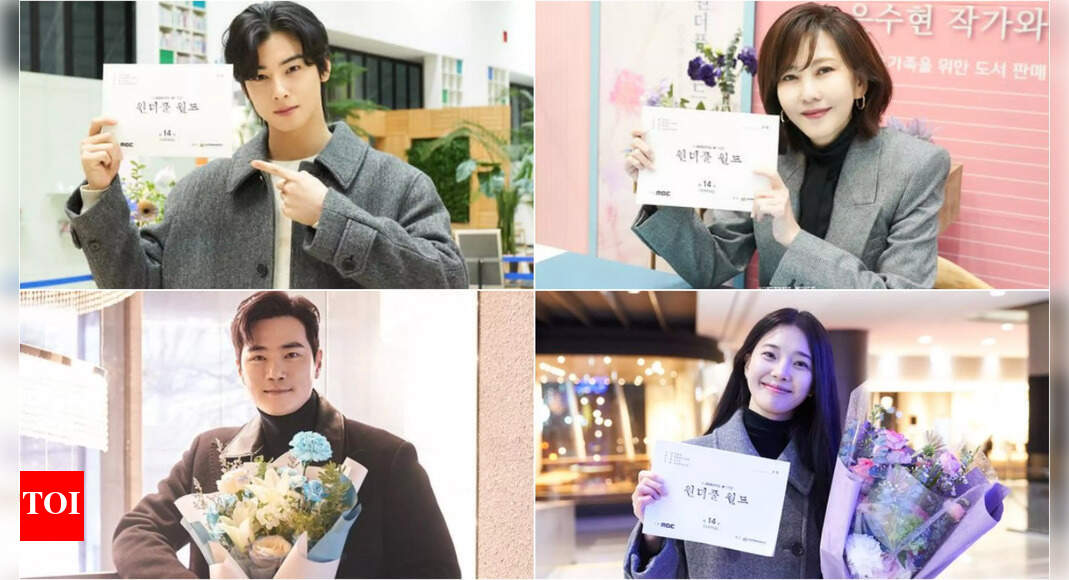 Cha Eun Woo, Kim Nam Joo, and cast express gratitude as 'Wonderful World' wraps up - Times of India