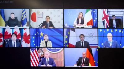 G7 leaders to discuss Iranian attack in Sunday video call - Times of India