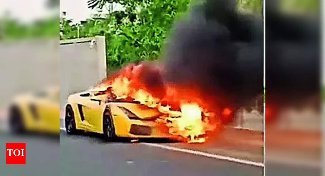 Luxury Car: Man Sets Luxury Car Ablaze Over Tiff | Hyderabad News ...