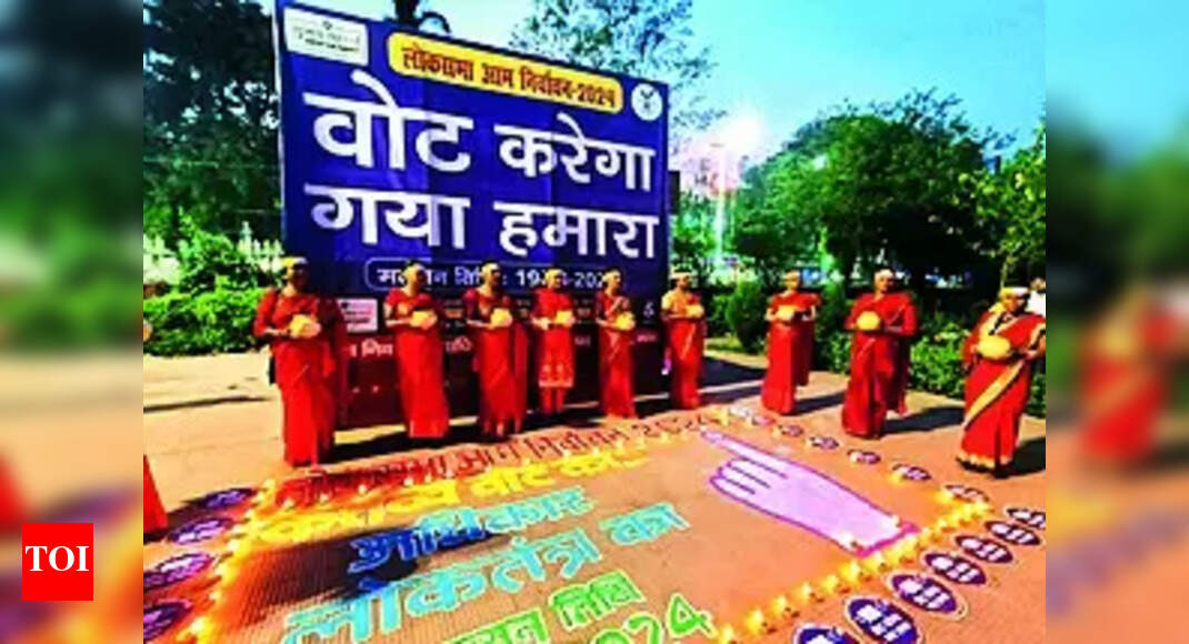 PM Election Rally Gaya: Stage Set For Pm’s Electionrally At Gaya ...