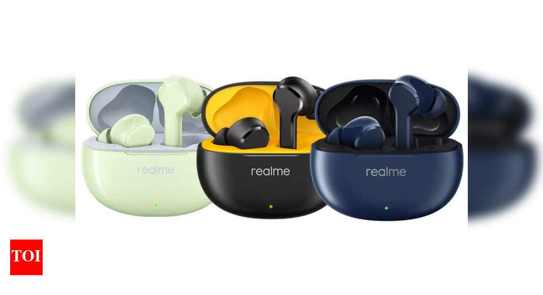 Realme T110 earbuds with AI ENC, fast charging support launched in ...