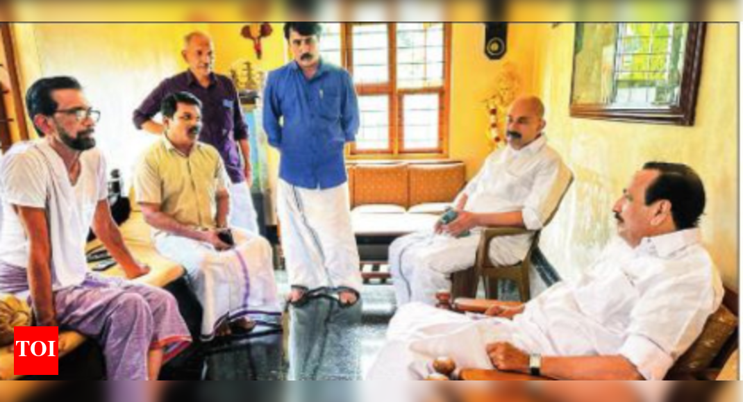 Kozhikode MP M K Raghavan meets family of youth on ship seized by Iran ...