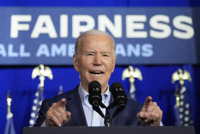 Biden pushes to triple tariffs on Chinese steel, aluminum - Times of India