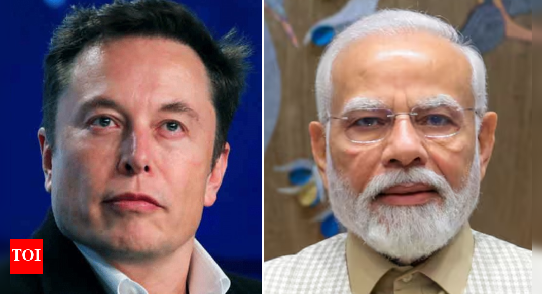 This photo of Prime Minister Narendra Modi with Elon Musk's kids is ...