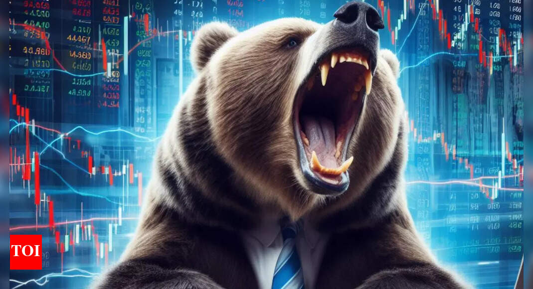 Stock market crash today: BSE Sensex closes 455 points down, Nifty50 ...