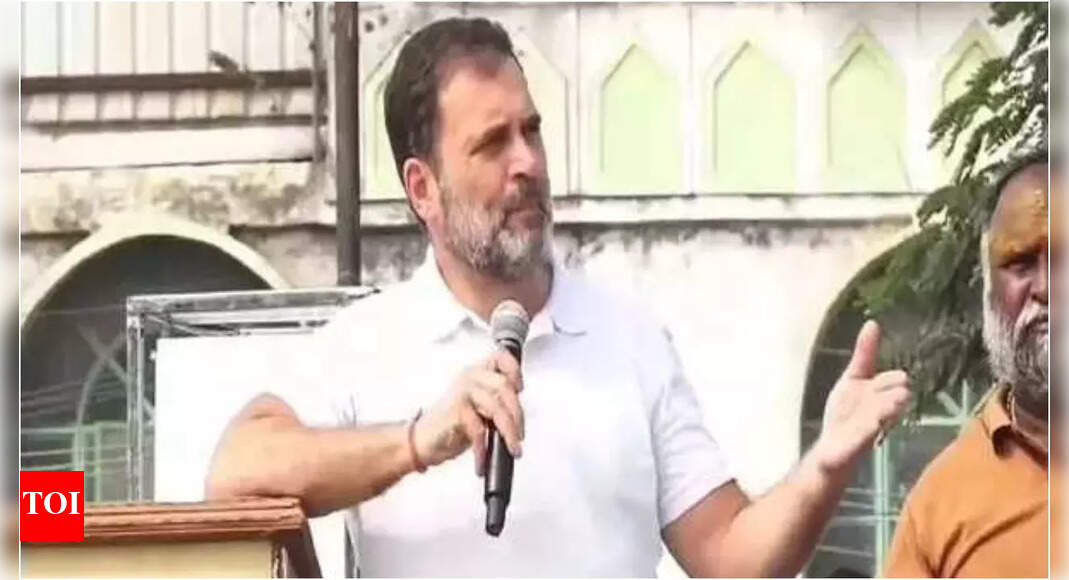 Certain media houses abuse me for attacking BJP, alleges Rahul Gandhi | India News - Times of India