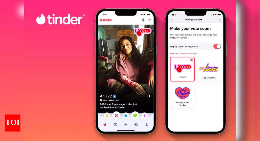 Tinder has an ‘election day appeal’ for users - Times of India
