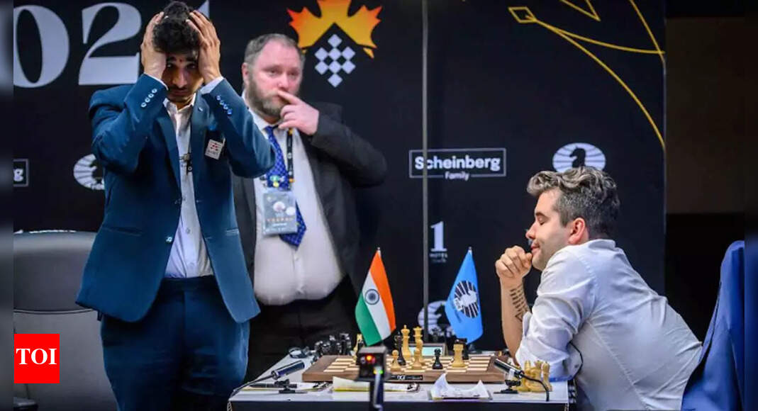 Gukesh holds Caruana, Nepo and Nakamura send Vidit, Pragg almost out of ...