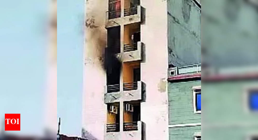 Fire: 3 Rescued After Fire Breaks Out In Lucknow High-rise | Lucknow ...