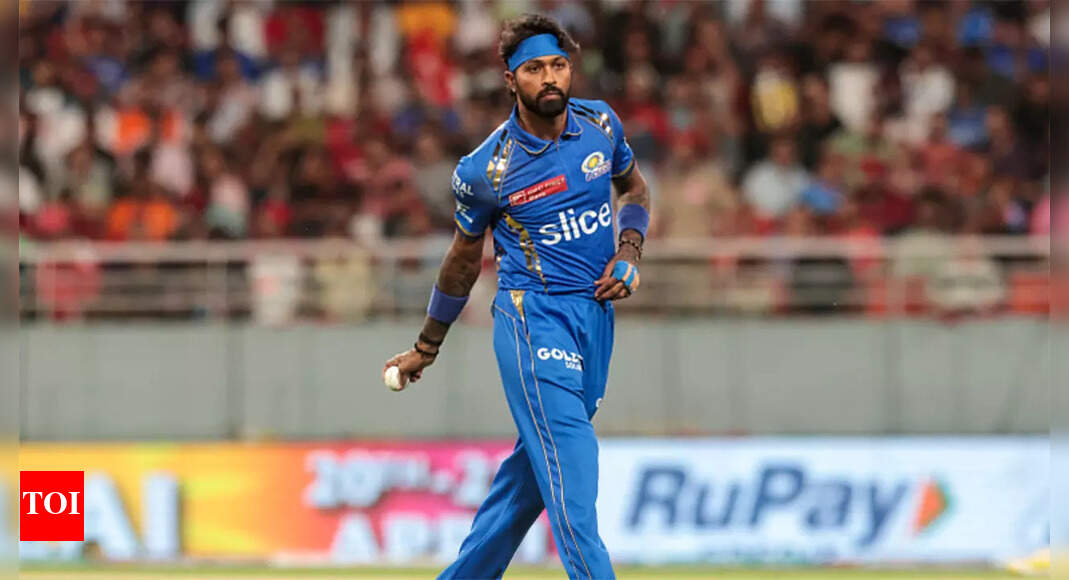 Mumbai Indians' captain Hardik Pandya fined Rs 12 lakh | Cricket News ...