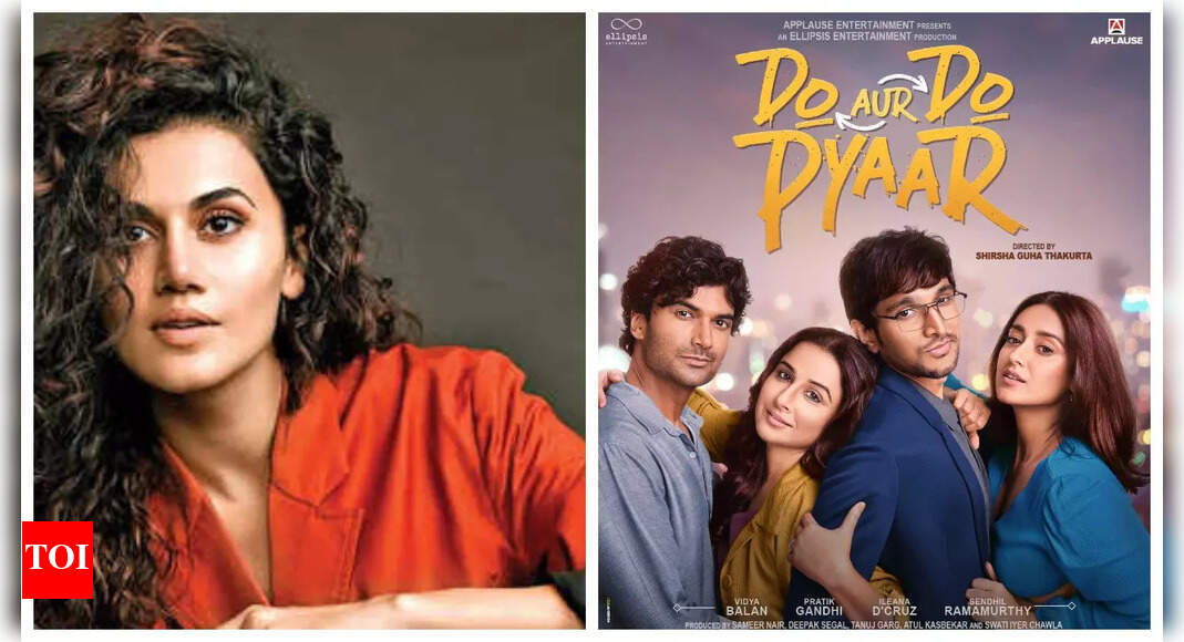Taapsee Pannu praises Vidya Balan and Pratik Gandhi's 'Do Aur Do Pyaar ...