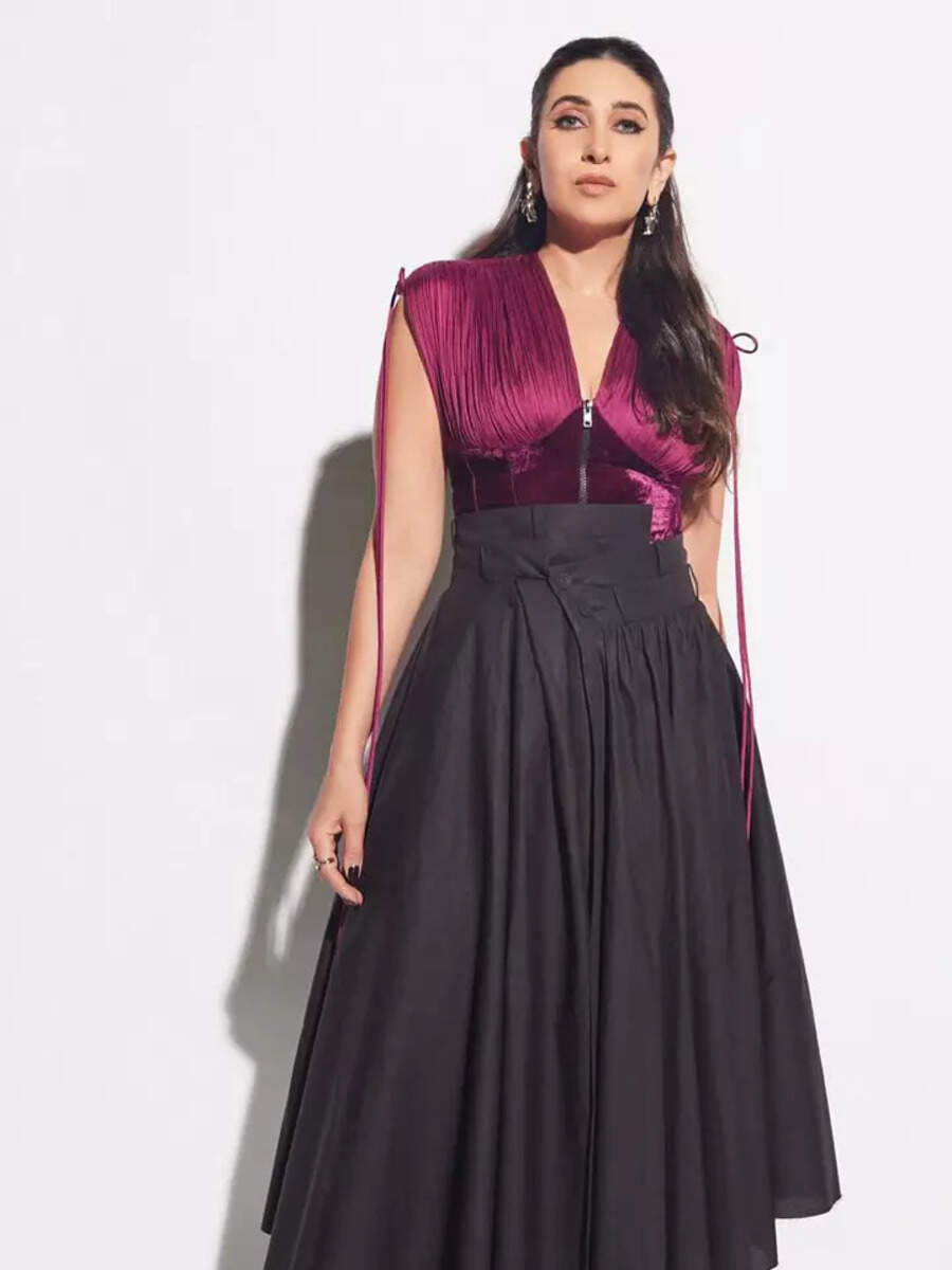 Karisma Kapoor's corset top with pleated skirt is the summer staple you ...