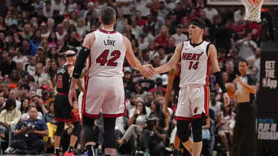 Miami Heat clinch playoff spot with victory over Chicago Bulls | NBA News - Times of India