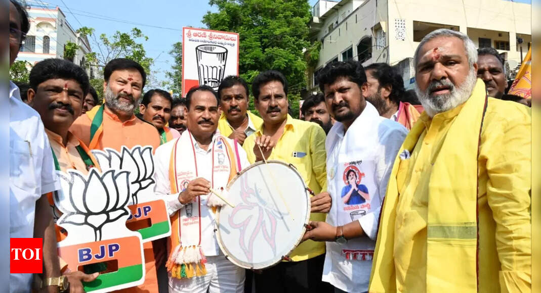 BJP and TDP pledge support for Jana Sena's campaign in Tirupati | Amaravati News - Times of India