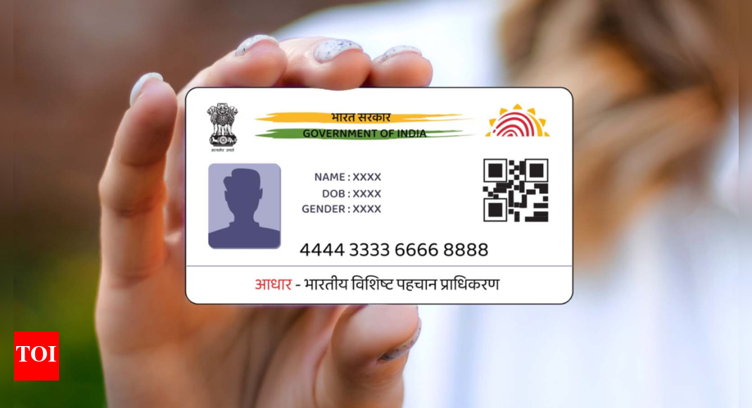 What is masked Aadhaar and how you can download one - Times of India