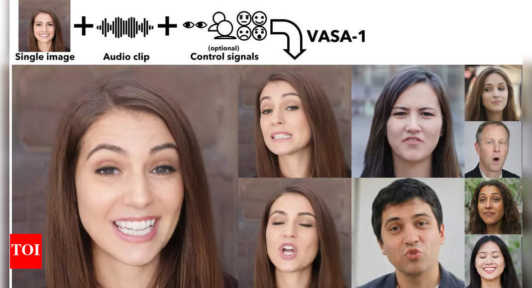 Microsoft's new AI model can make pictures 'talk', here's how - Times ...