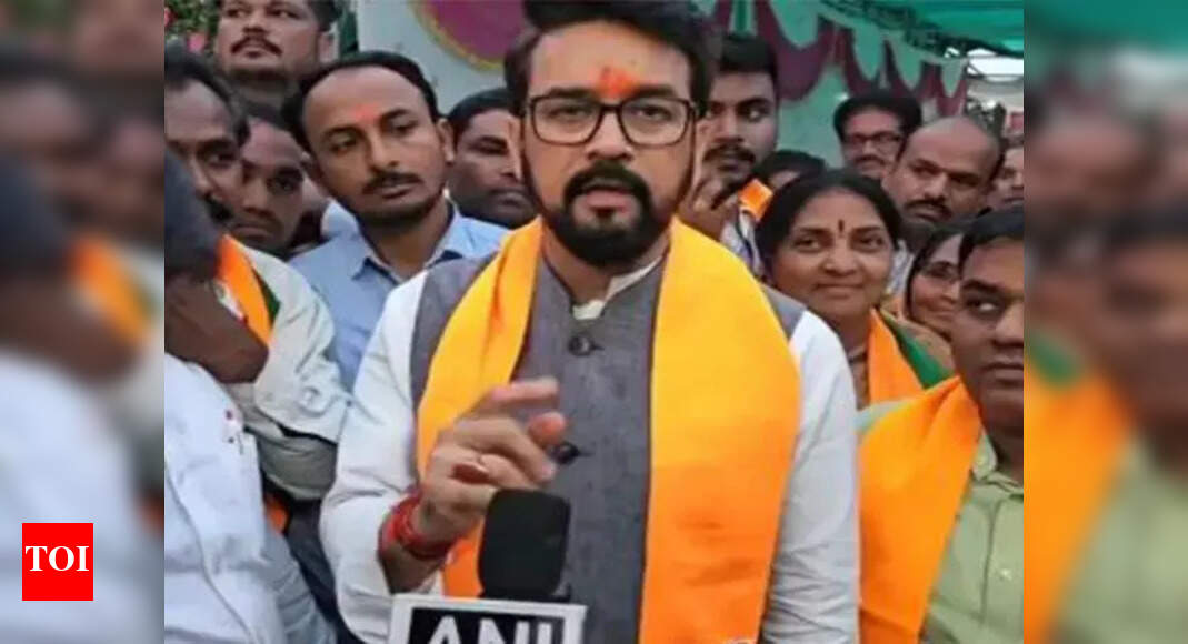 Congress can stoop to any extent for electoral gains: Anurag Thakur ...